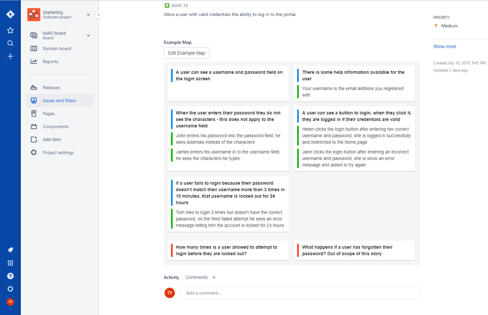 Example Mapping for Jira | TeamUp Labs